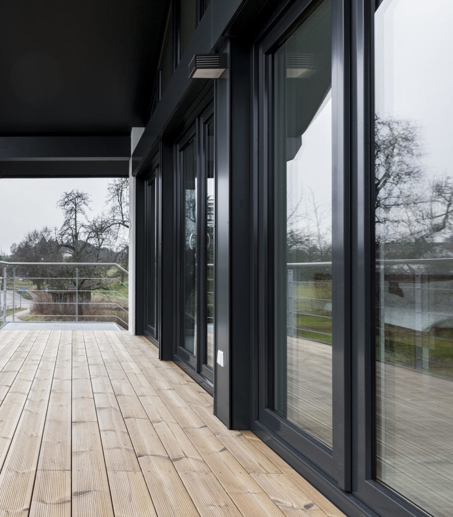 Anthracite windows - uPVC Spraying